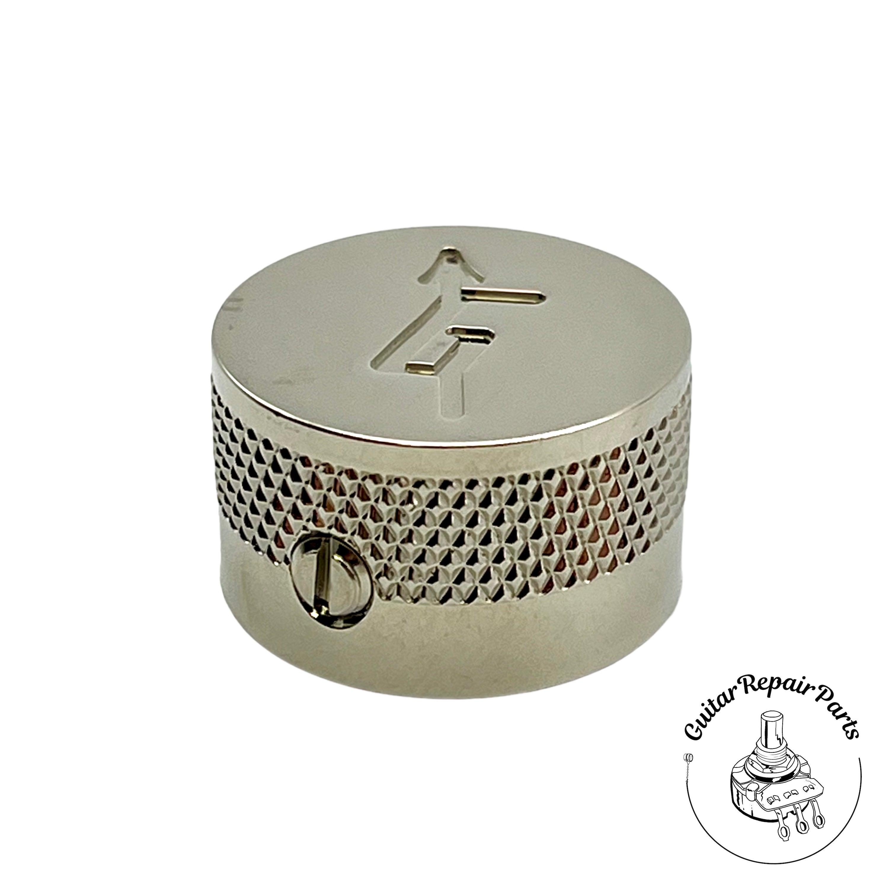 Gretsch "G" Logo Knob, Fits 1/4" Shafts - Nickel – GuitarRepairParts.com
