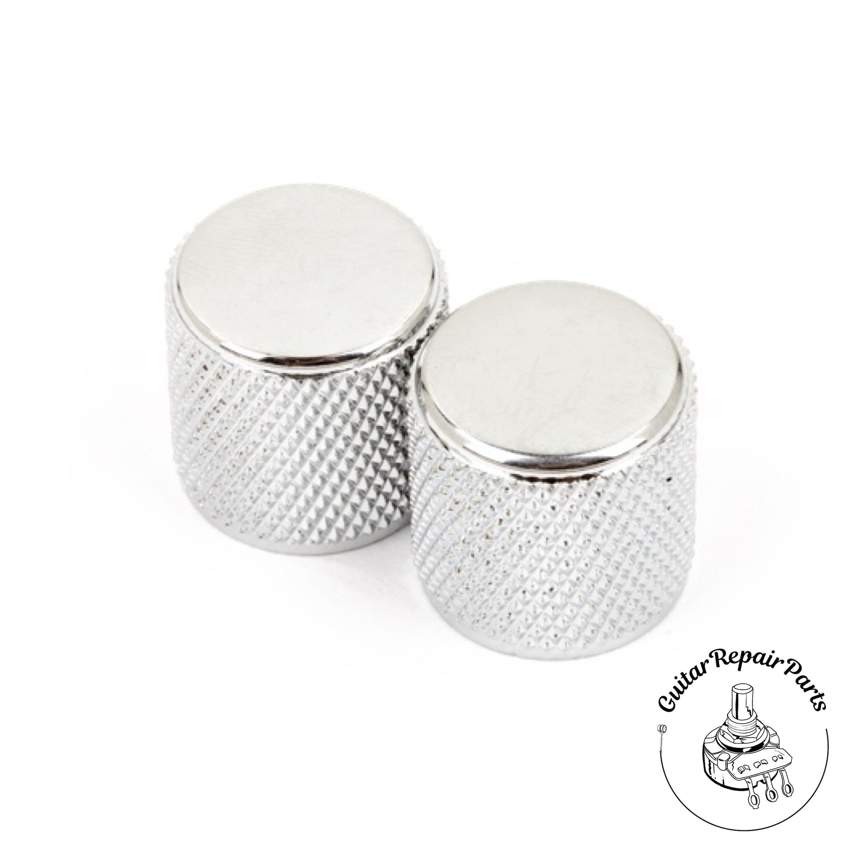 Fender 0991366000 Telecaster / Precision Bass Knob Set (2 pcs) - Chrom ...