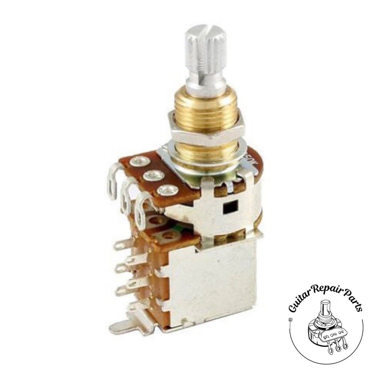 Bourns 1 Meg Push-Pull Pot, DPDT, Audio Taper, Split-Shaft ...