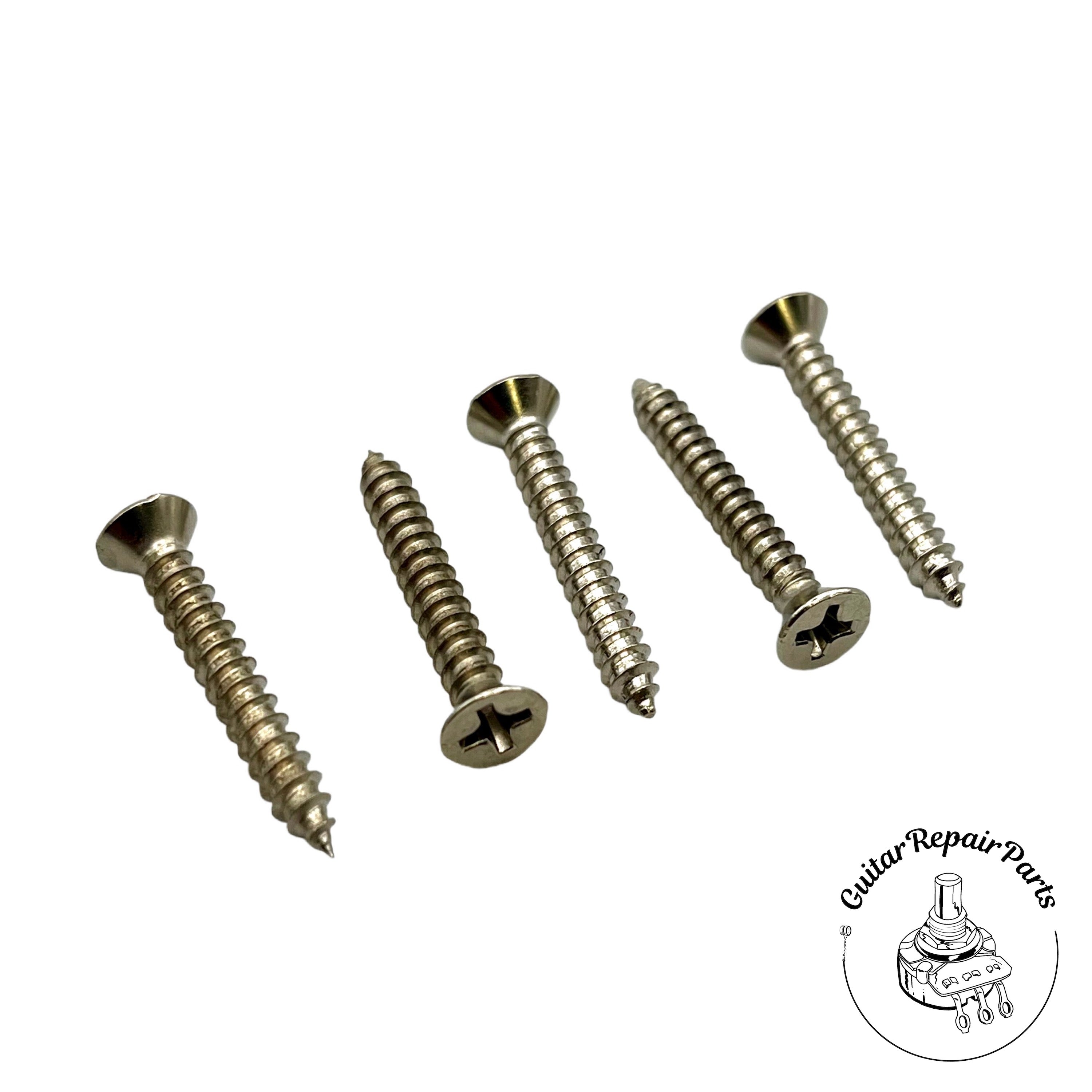 Bridge Mounting Screws #6 x 1 Countersunk (5 pcs) - Nickel ...